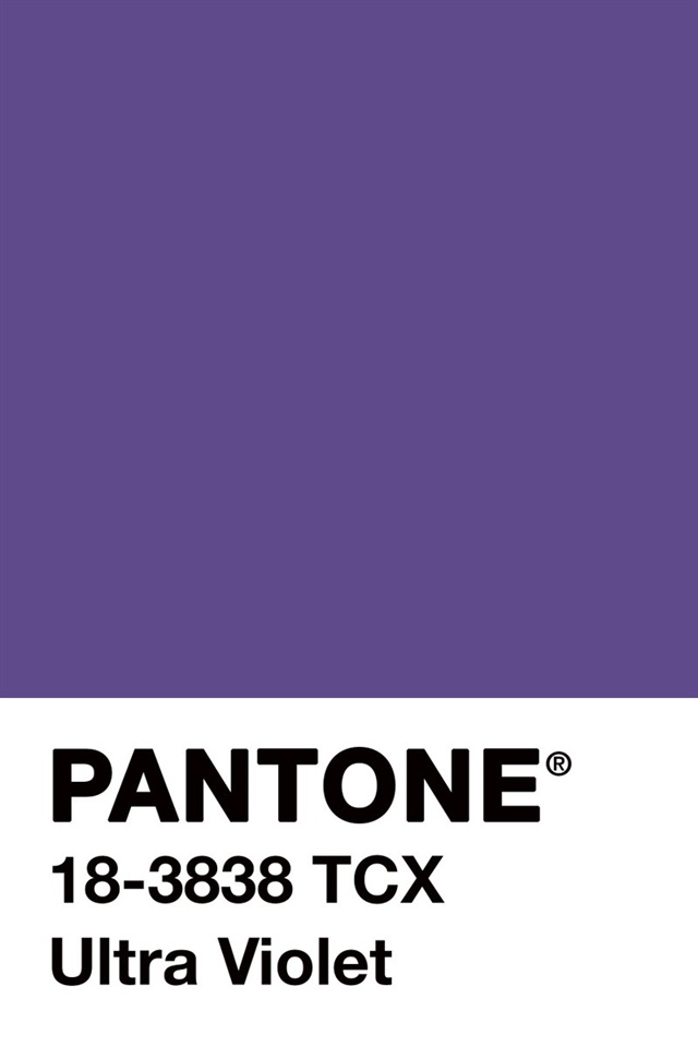 Ultra violet Pantone 18-3838 colore dell’anno 2018 | Studio Graphite
